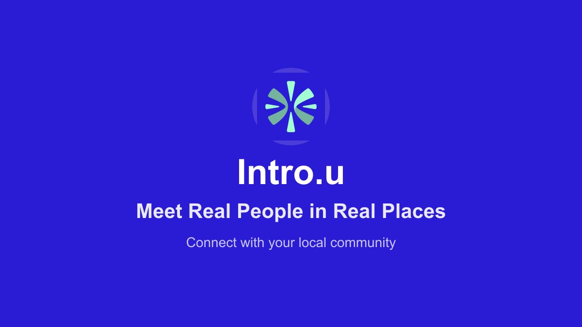 Meet Real People in Real Places | Intro.u